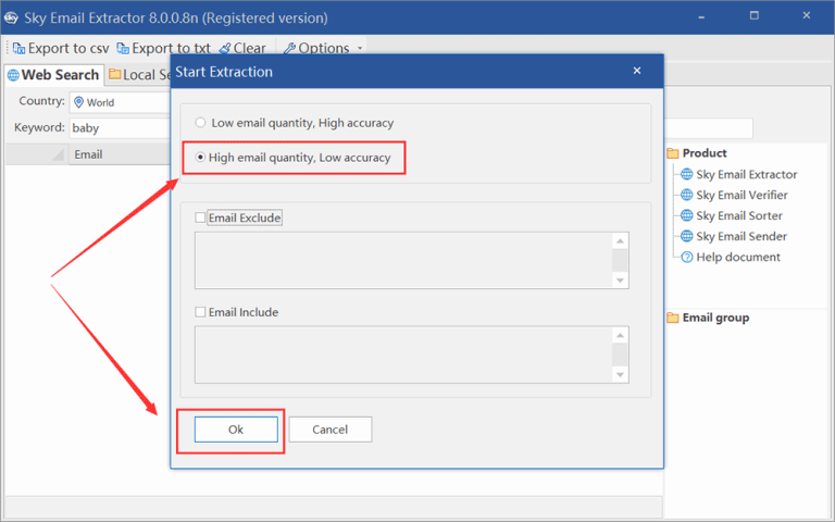 Sky Email Extractor Registered Version – E-Markethings