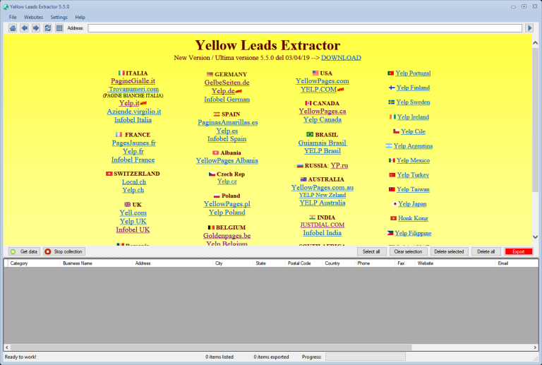 Yellow Leads Extractor Pro – E-Markethings