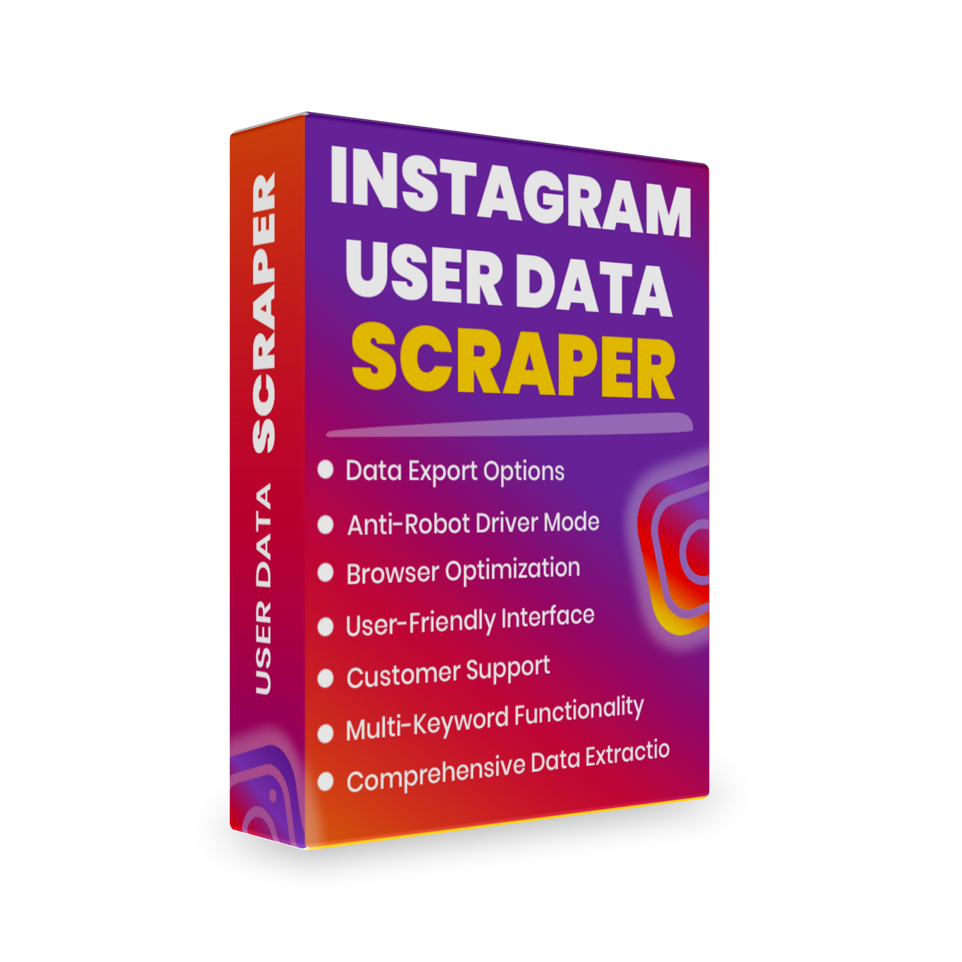 Instagram User Data Scraper – E-Markethings